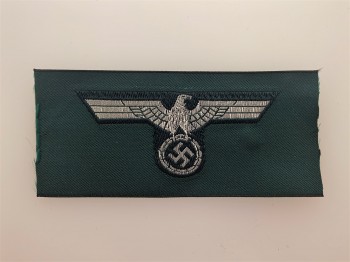 Army Officer's silk woven cap eagle
